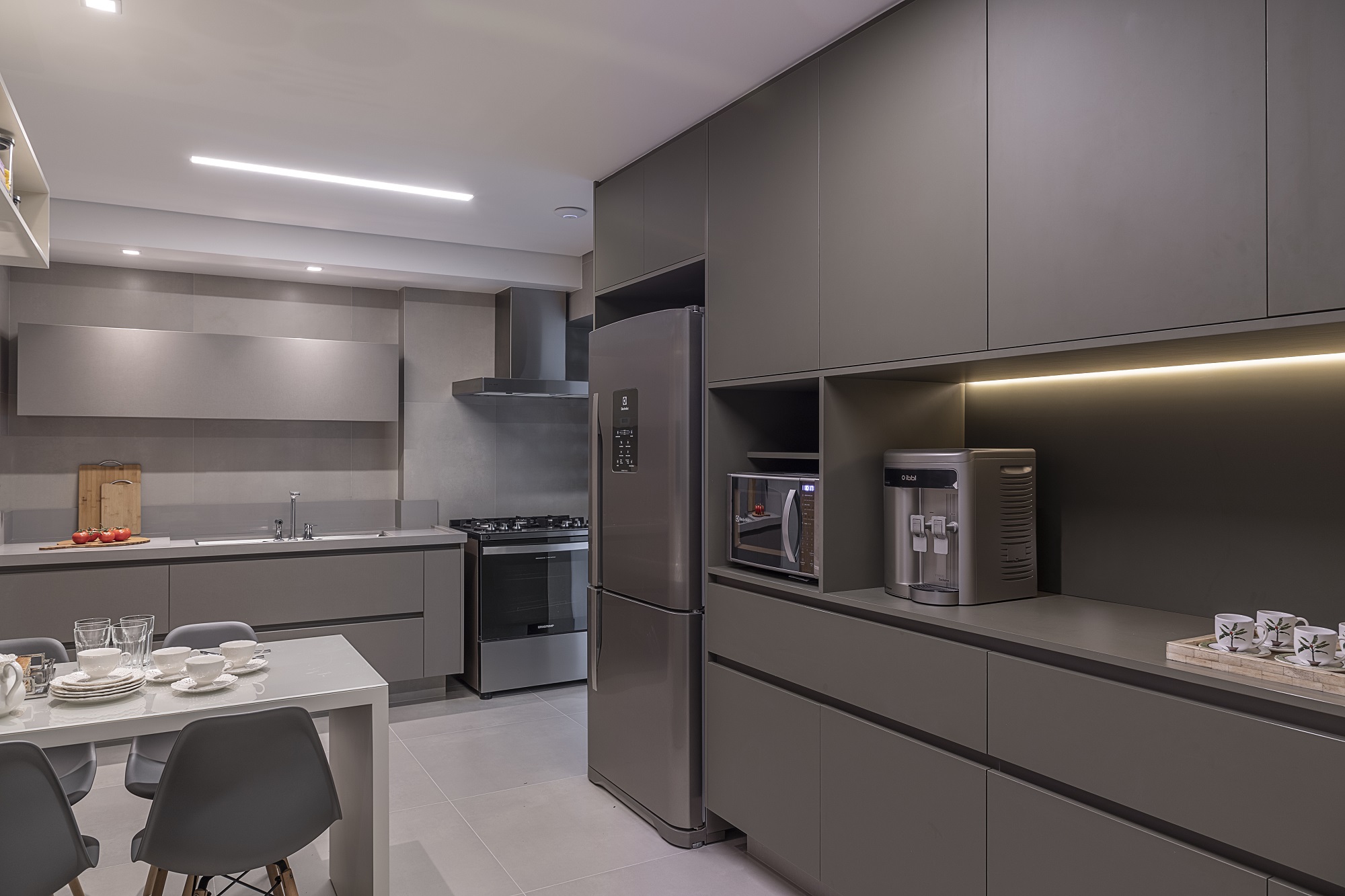 Móveis cinzas: como utilizar a cor na sua cozinha - Móveis para casa